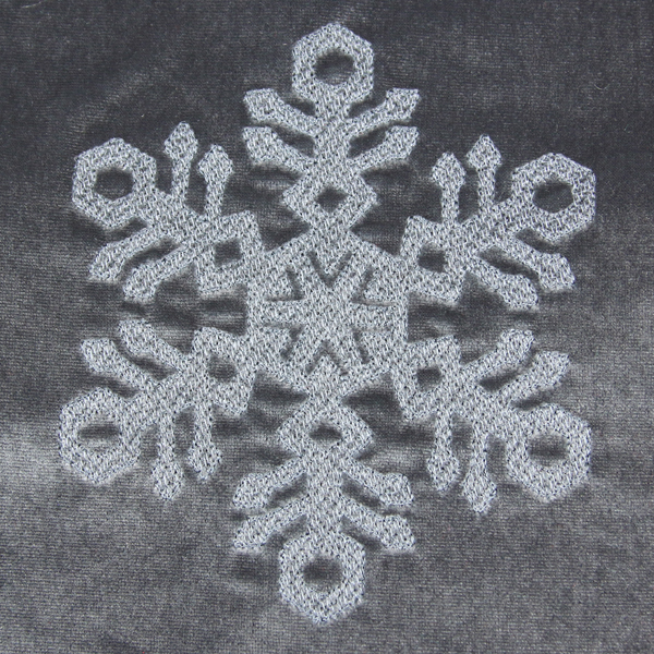 Classic Crystal Snowflake (Embossed)