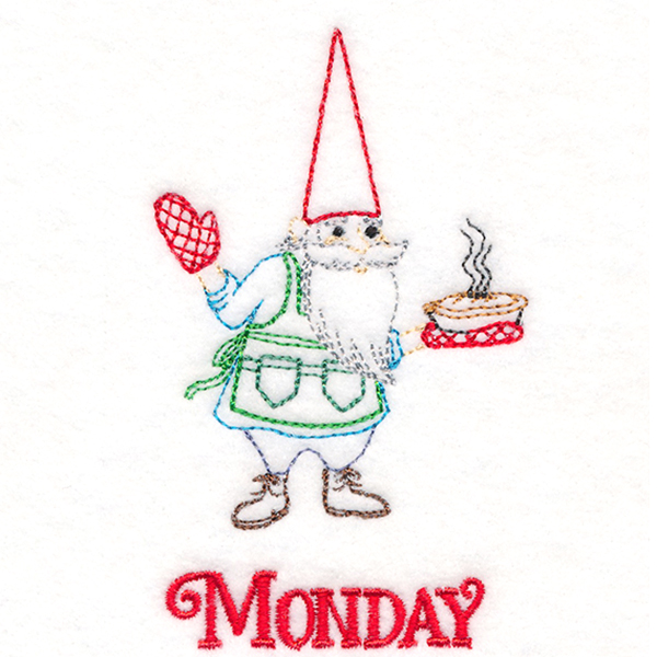 Baking Gnome on Monday (Vintage)