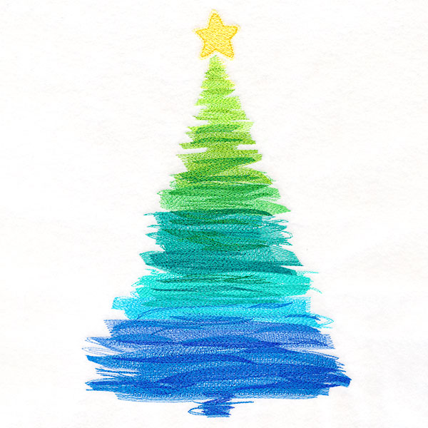Color Splash Christmas Tree