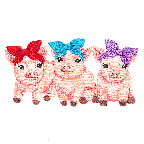 Sweet Piglet Trio