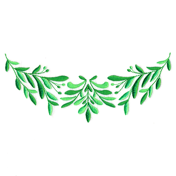 Lively Botanical Neckline