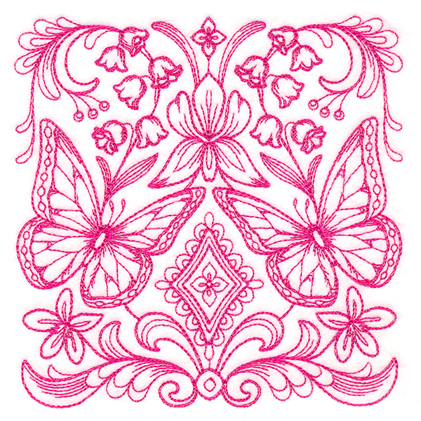 Fluttering Butterfly Crest