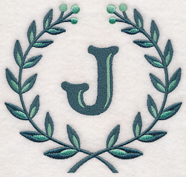 Laurel Letter J - 5 Inch