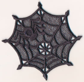 Spiderweb and Spider (Lace)