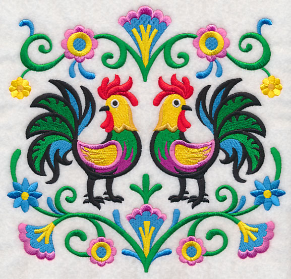 Polish Rooster Square