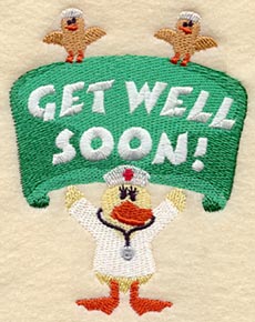 Get Well Soon Duck