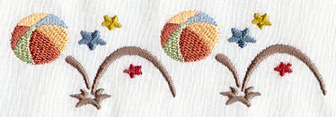 Bouncing Beach Ball Border