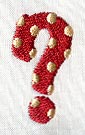Polka Dot Question Mark (1.5 Inch)