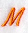 Cayman Letter M (1/2 Inch)