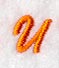 Cayman Letter U (1/2 Inch)