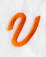 Cayman Letter V (1 1/2 Inch)