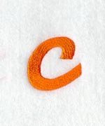 Cayman Lower Case Letter c (2 Inch)