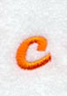 Cayman Lower Case Letter c (1 Inch)