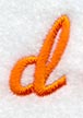 Cayman Lower Case Letter d (1 Inch)