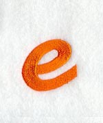 Cayman Lower Case Letter e (2 Inch)