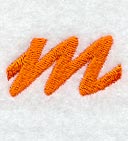 Cayman Lower Case Letter m (1 1/2 Inch)