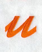 Cayman Lower Case Letter u (2 Inch)