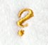 Curly Script Question Mark (1/2 Inch)