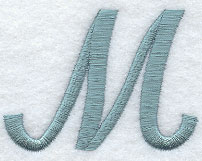 Flair Script Letter M (2 Inch)