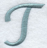Flair Script Letter T (2 Inch)