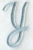 Flair Script Letter Y (1 1/2 Inch)