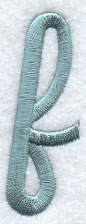 Flair Script Lower Case Letter f (2 Inch)