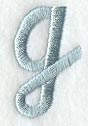 Flair Script Lower Case Letter g (1 1/2 Inch)