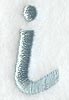 Flair Script Lower Case Letter i (1 1/2 Inch)