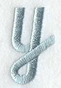 Flair Script Lower Case Letter y (1 1/2 Inch)