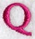 Garamond Letter Q (1/2 Inch)