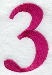 Garamond Number 3 (3 Inch)