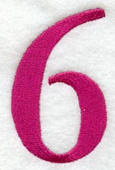 Garamond Number 6 (3 Inch)
