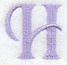Hana Letter H (1 Inch)