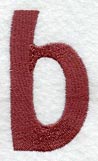 Hobo Lower Case Letter b (2 Inch)