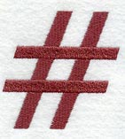 Hobo Number Sign (2 Inch)