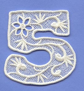 Floral Lace Number 5 (Lace)