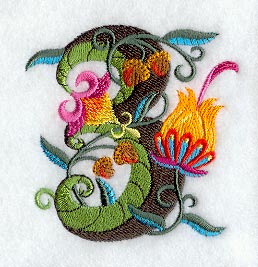 Jacobean Number 3 (3 Inch)