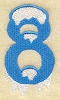 Frosty Number 8 (2 Inch)