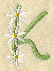 Daisy Letter K (3 Inch)
