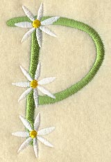 Daisy Letter P (3 Inch)