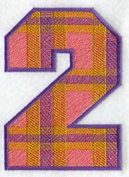 Plaid Number 2 (3 inch)