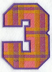 Plaid Number 3 (3 inch)