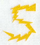 Lightning Number 5 (2 inch)