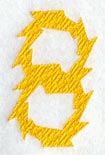 Lightning Number 8 (2 inch)
