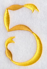 Ribbon Number 5 (3 inch)