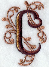 Ornate Letter C (3 inch)