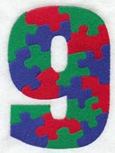 Puzzle Number 9 - 2 inch