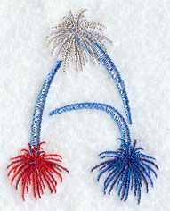 Fireworks Letter A - 3 inch