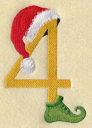 Elf Number 4 - 3 inch