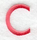 Art Block Letter C (1 1/2 Inch)